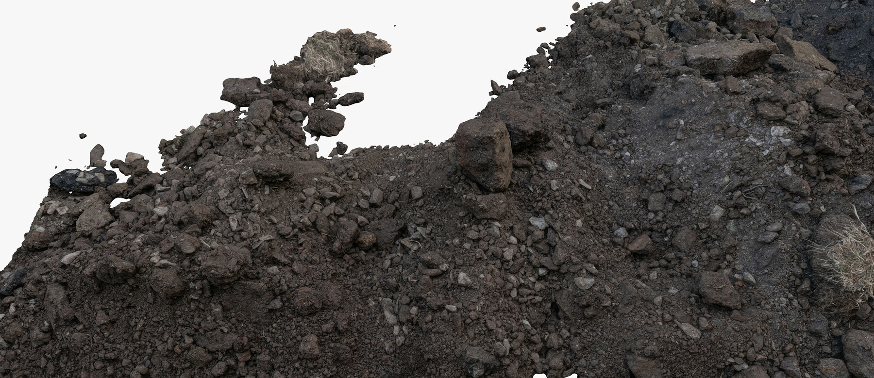 ArtStation - Piles of dark construction gardening soil mud land earth ...