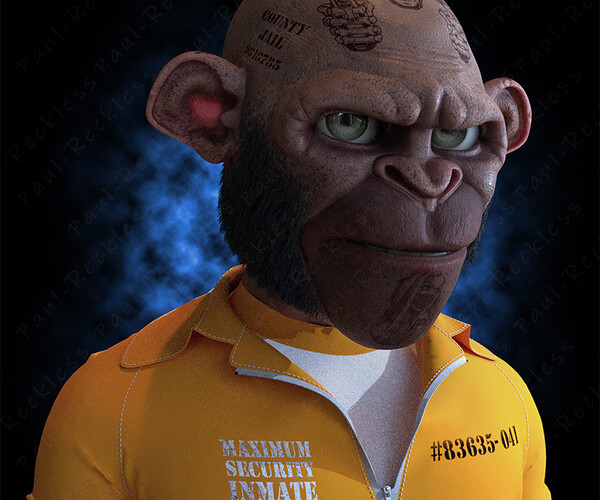 ArtStation - NFT gorgeous bored monkey packs. | Artworks