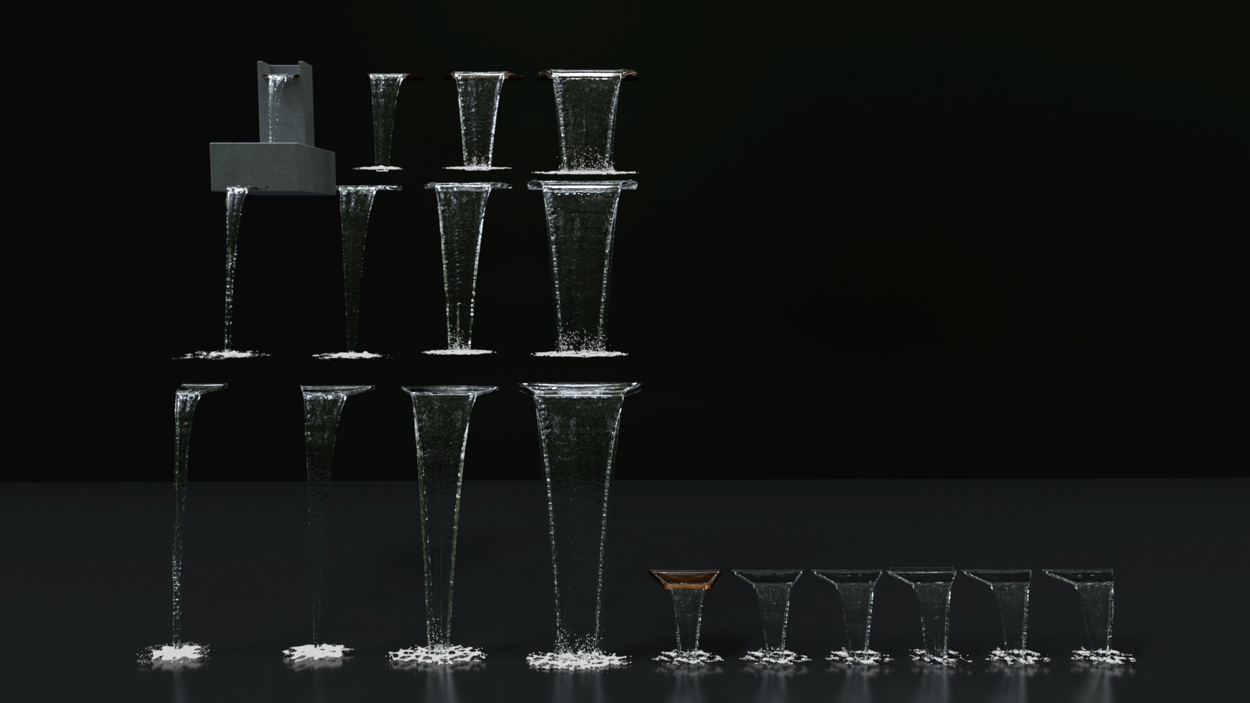 ArtStation - V-Drape Waterflow Collection | Game Assets