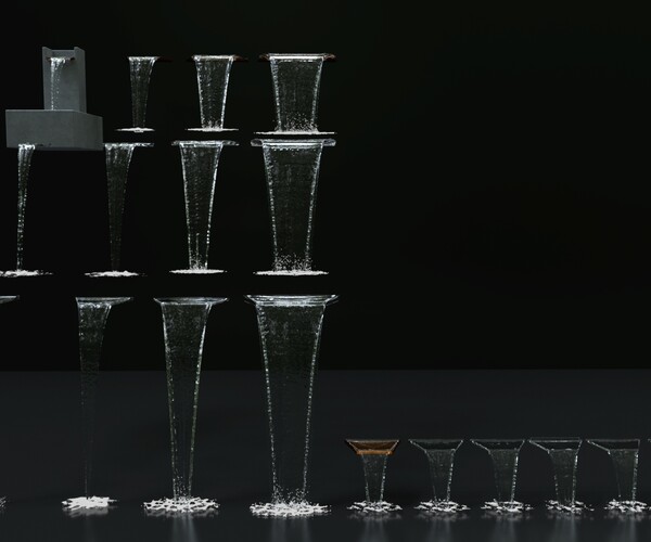 ArtStation - V-Drape Waterflow Collection | Game Assets