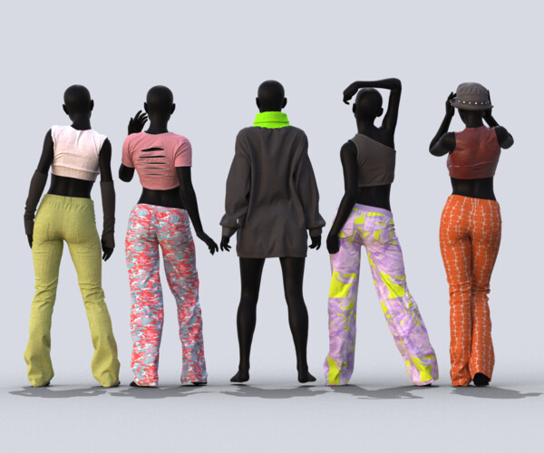 ArtStation - Realistic Female Outfits | Game Assets