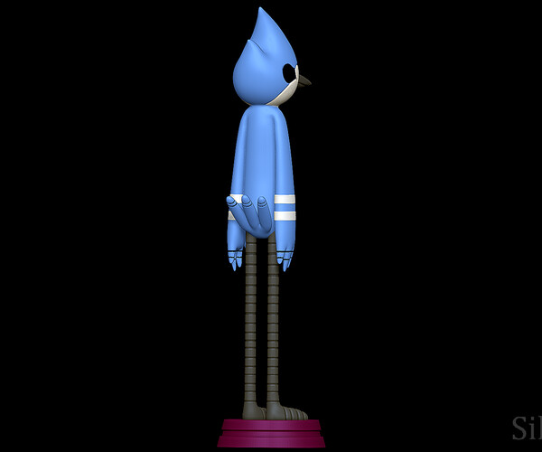 ArtStation - Mordecai - Regular Show 3D print model | Resources
