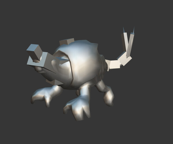 ArtStation - Armadillo Mutant | Game Assets