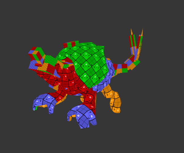 ArtStation - Armadillo Mutant | Game Assets