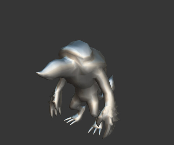 ArtStation - Armadillo Mutant Giant | Game Assets