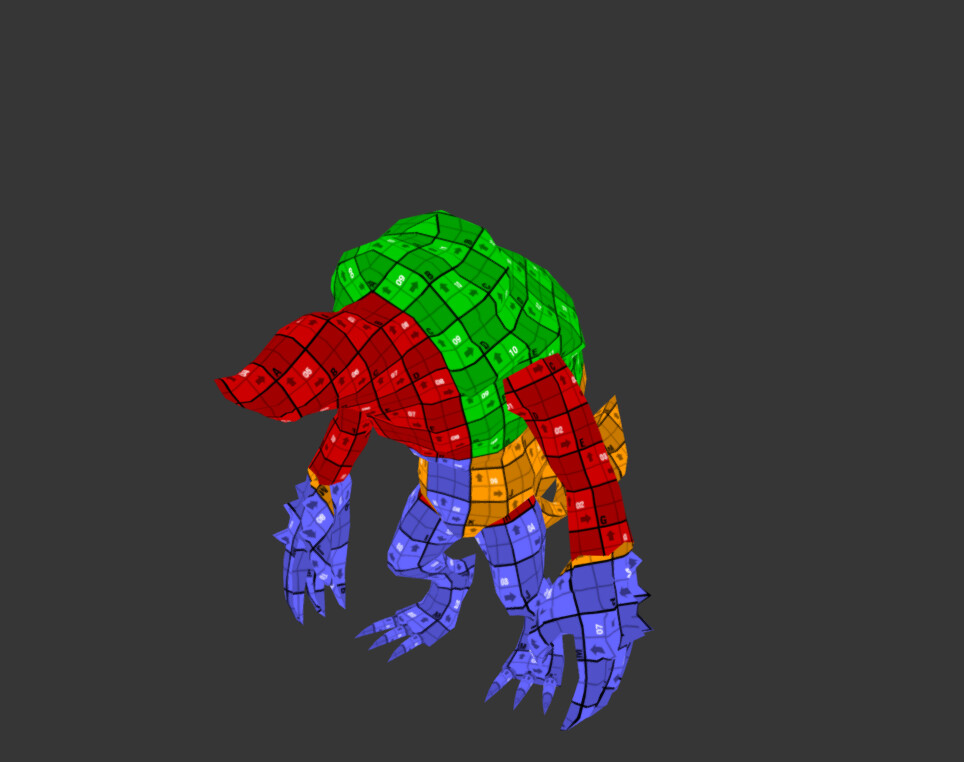 ArtStation - Armadillo Mutant Giant | Game Assets