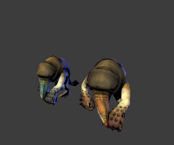 ArtStation - Armadillo Mutant Giant | Game Assets