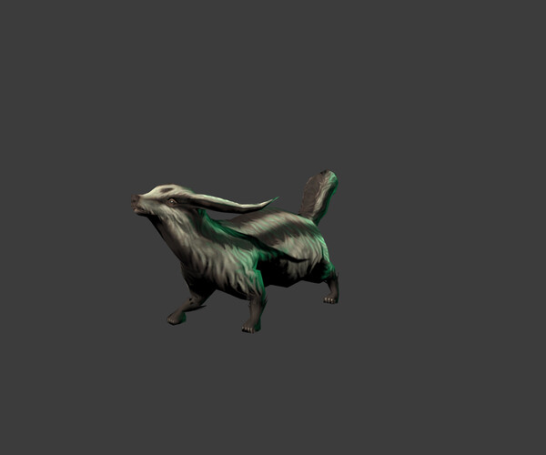 ArtStation - Animal Beast Weasel | Game Assets