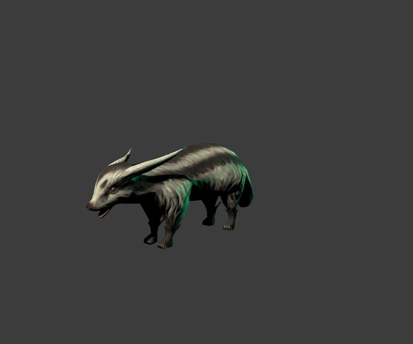 ArtStation - Animal Beast Weasel | Game Assets