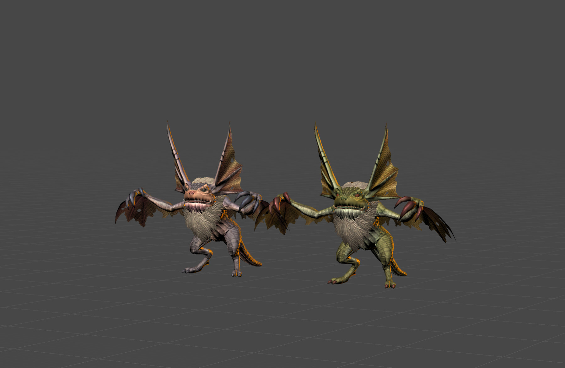 ArtStation - Bat Lizard Demon Mutant | Game Assets