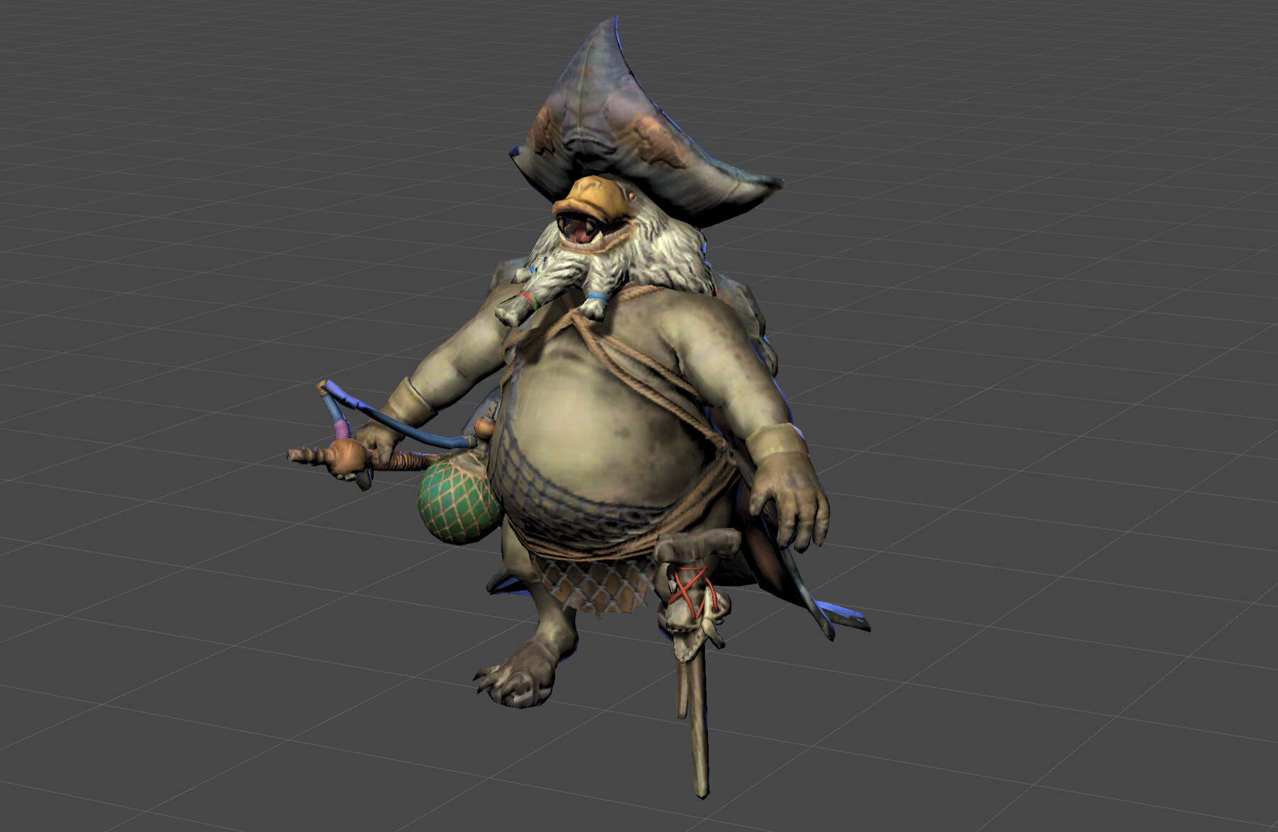 ArtStation - Pirate Duck Chief Mutant | Game Assets