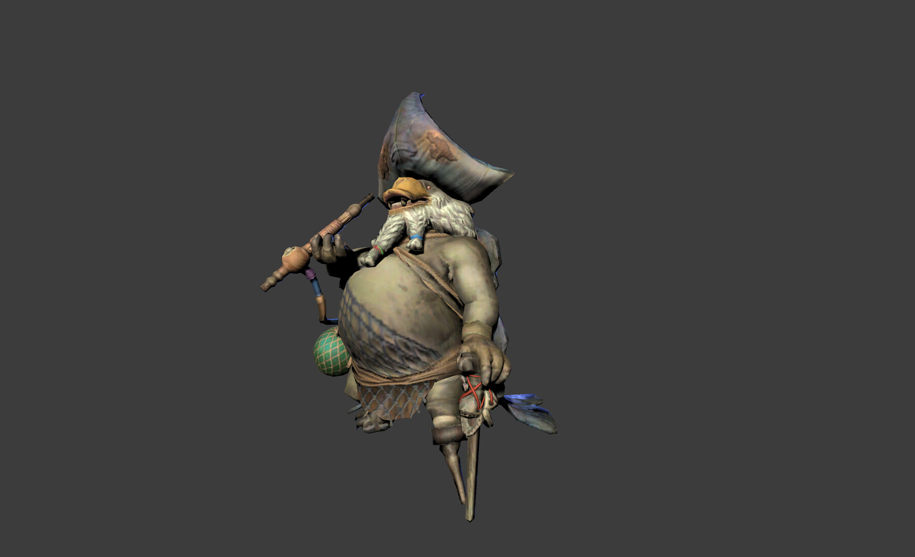 ArtStation - Pirate Duck Chief Mutant | Game Assets