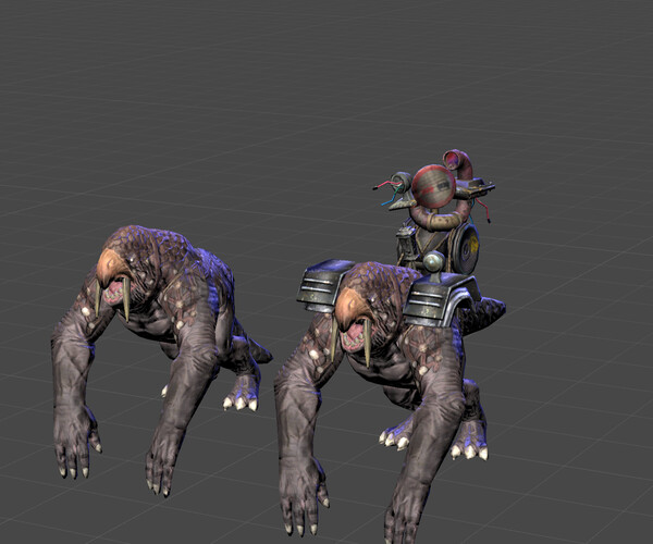 ArtStation - Mutant Giant Beast | Game Assets