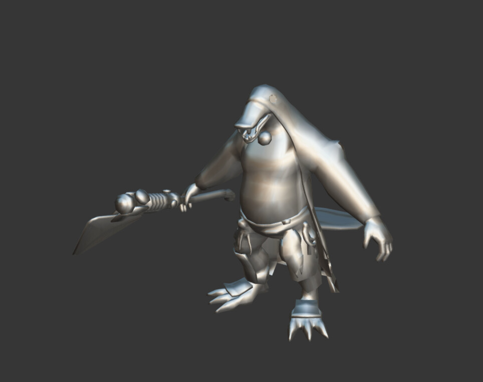 ArtStation - Duck Fighter Warrior | Game Assets