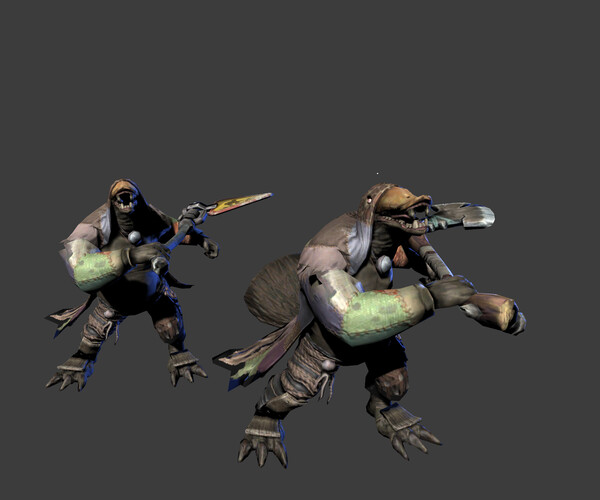 ArtStation - Duck Fighter Warrior | Game Assets