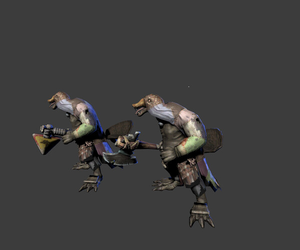 ArtStation - Duck Fighter Warrior | Game Assets