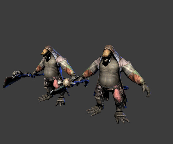 ArtStation - Duck Fighter Warrior | Game Assets