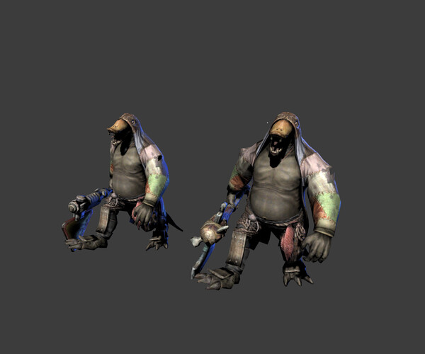 ArtStation - Duck Fighter Warrior | Game Assets