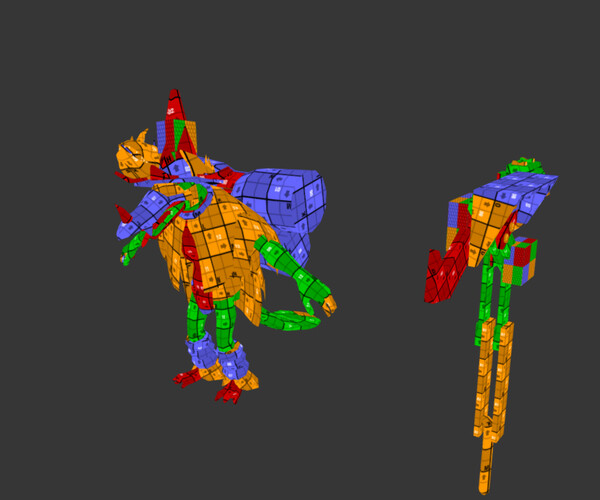 ArtStation - Duck Worker Mutant | Game Assets