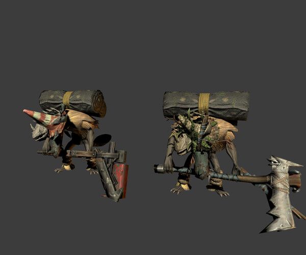 ArtStation - Duck Worker Mutant | Game Assets