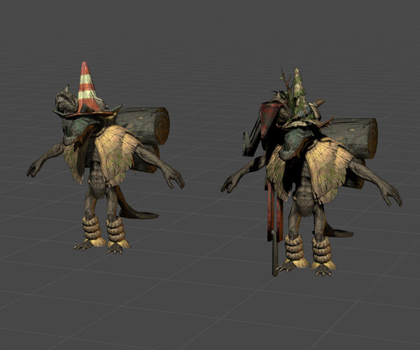 ArtStation - Duck Worker Mutant | Game Assets