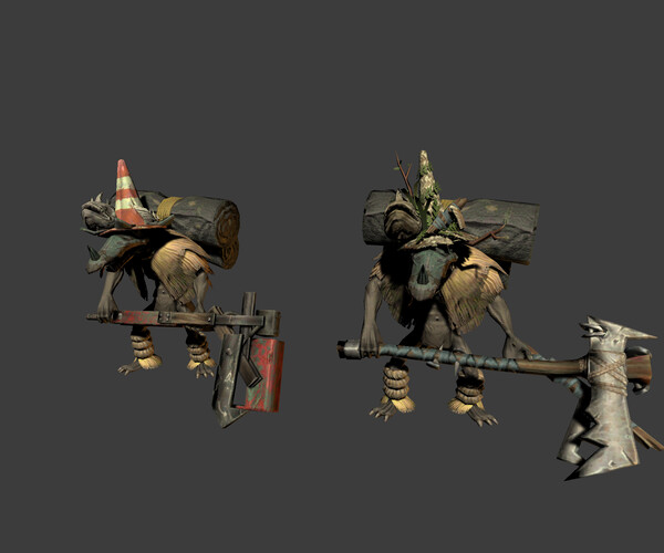 ArtStation - Duck Worker Mutant | Game Assets