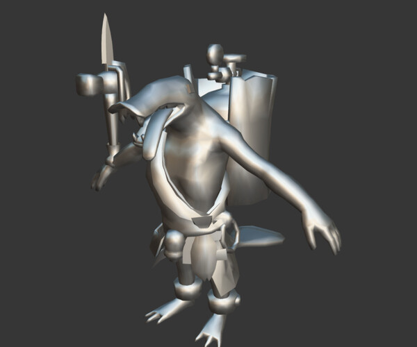 ArtStation - Duck Worker Mutant Alien | Game Assets