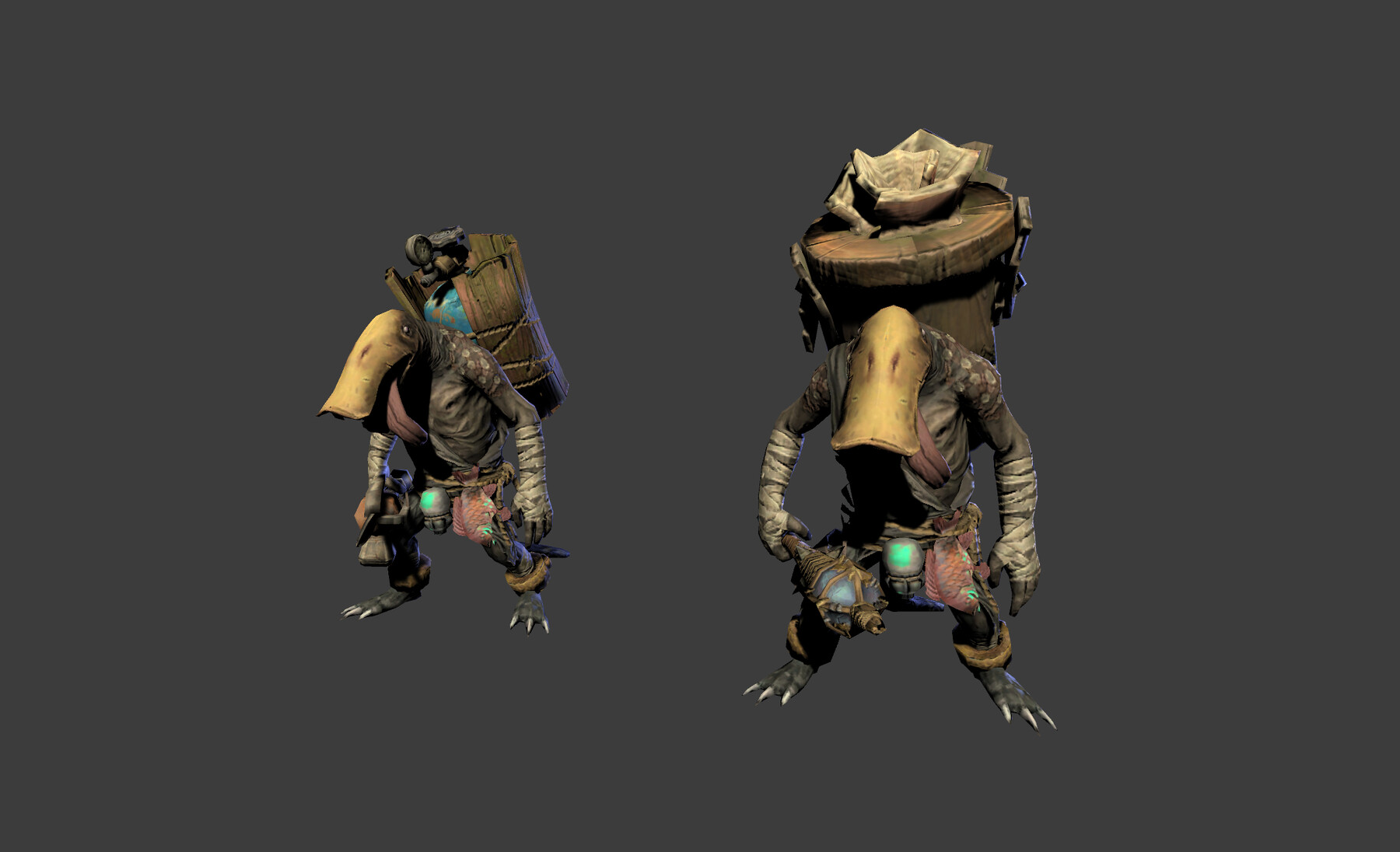 ArtStation - Duck Worker Mutant Alien | Game Assets