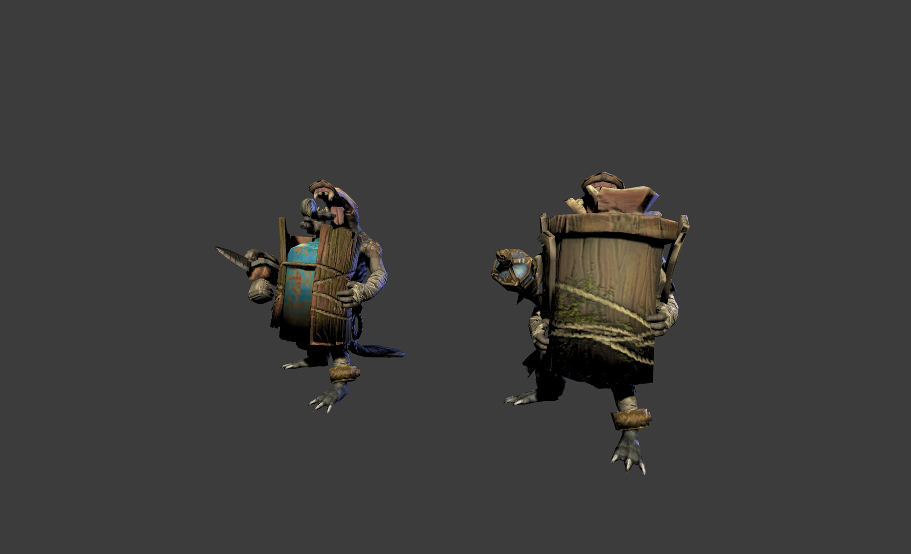 ArtStation - Duck Worker Mutant Alien | Game Assets