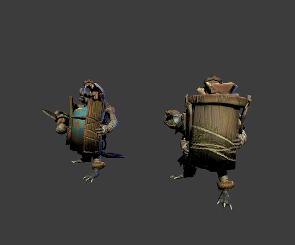 ArtStation - Duck Worker Mutant Alien | Game Assets
