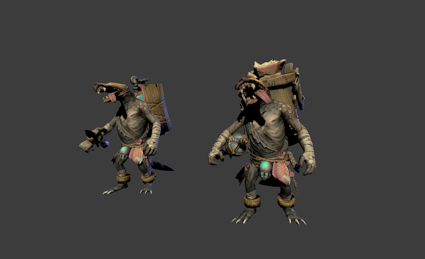 ArtStation - Duck Worker Mutant Alien | Game Assets