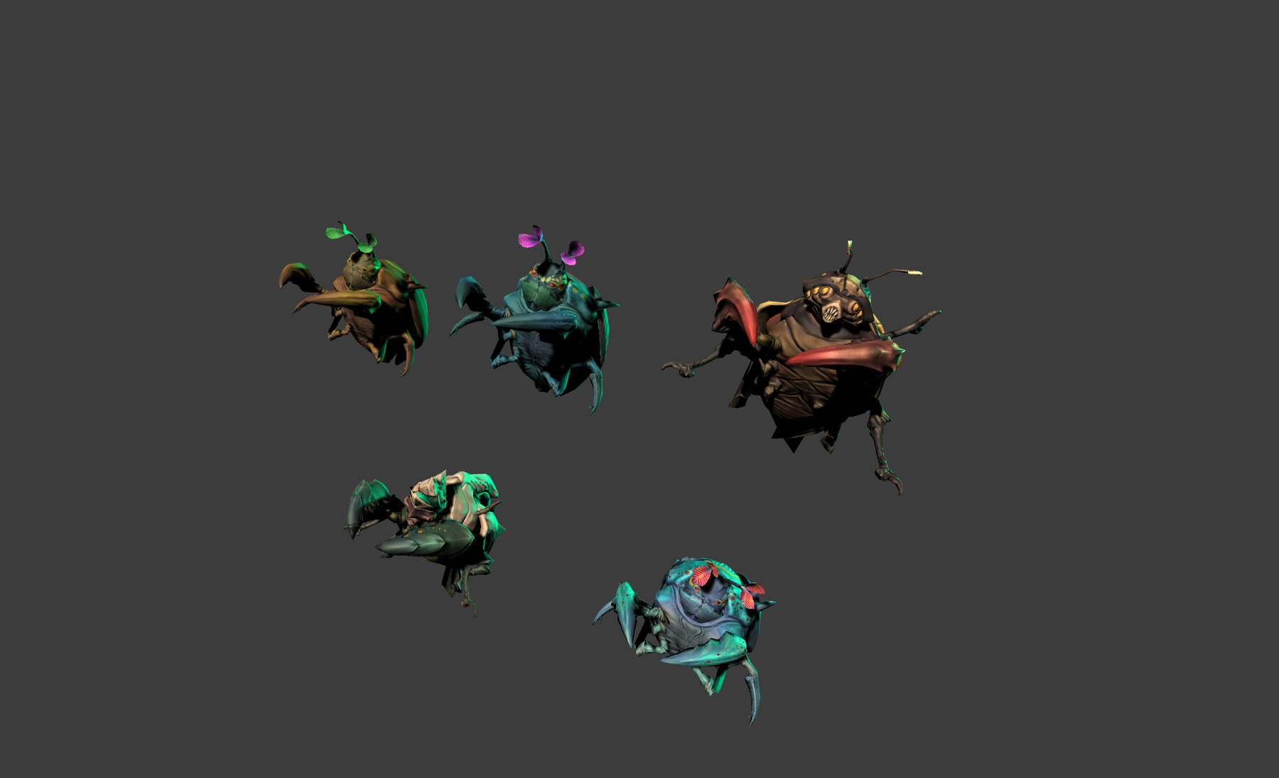 ArtStation - Beetle Creature Bug Mutant | Game Assets