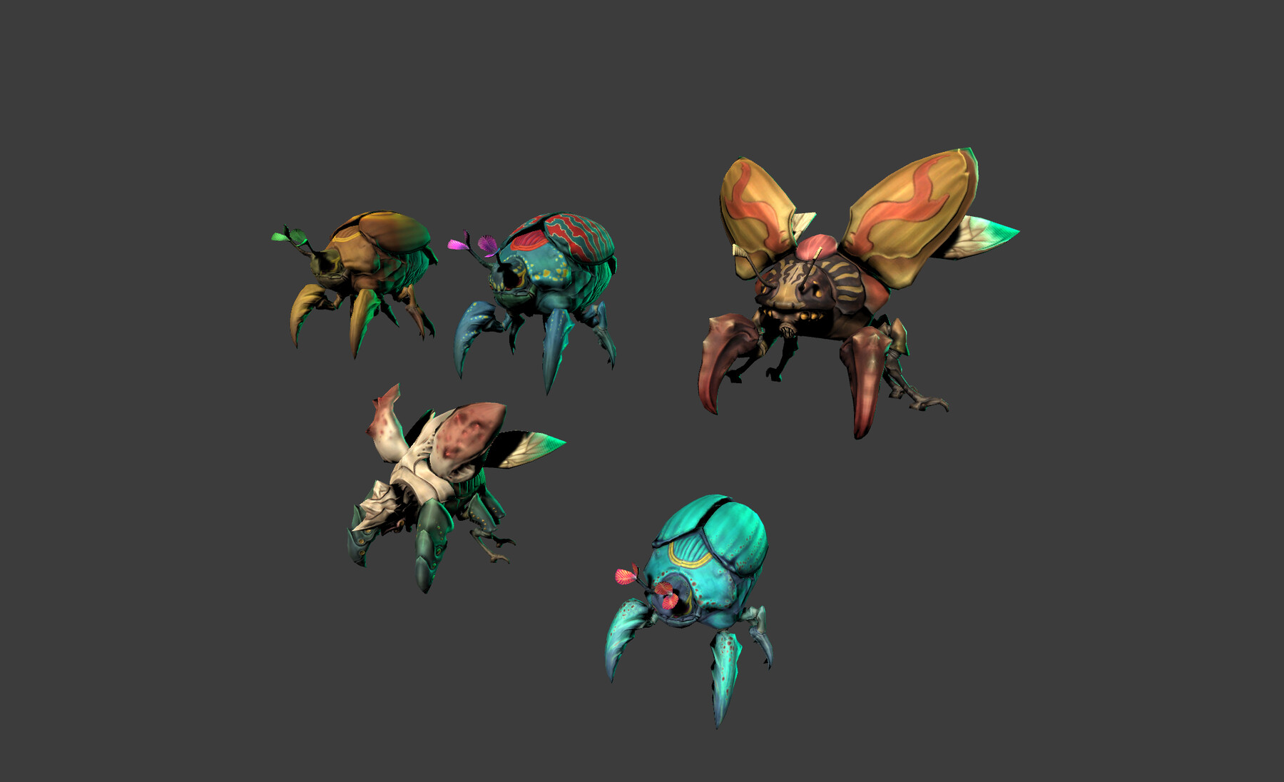 ArtStation - Beetle Creature Bug Mutant | Game Assets