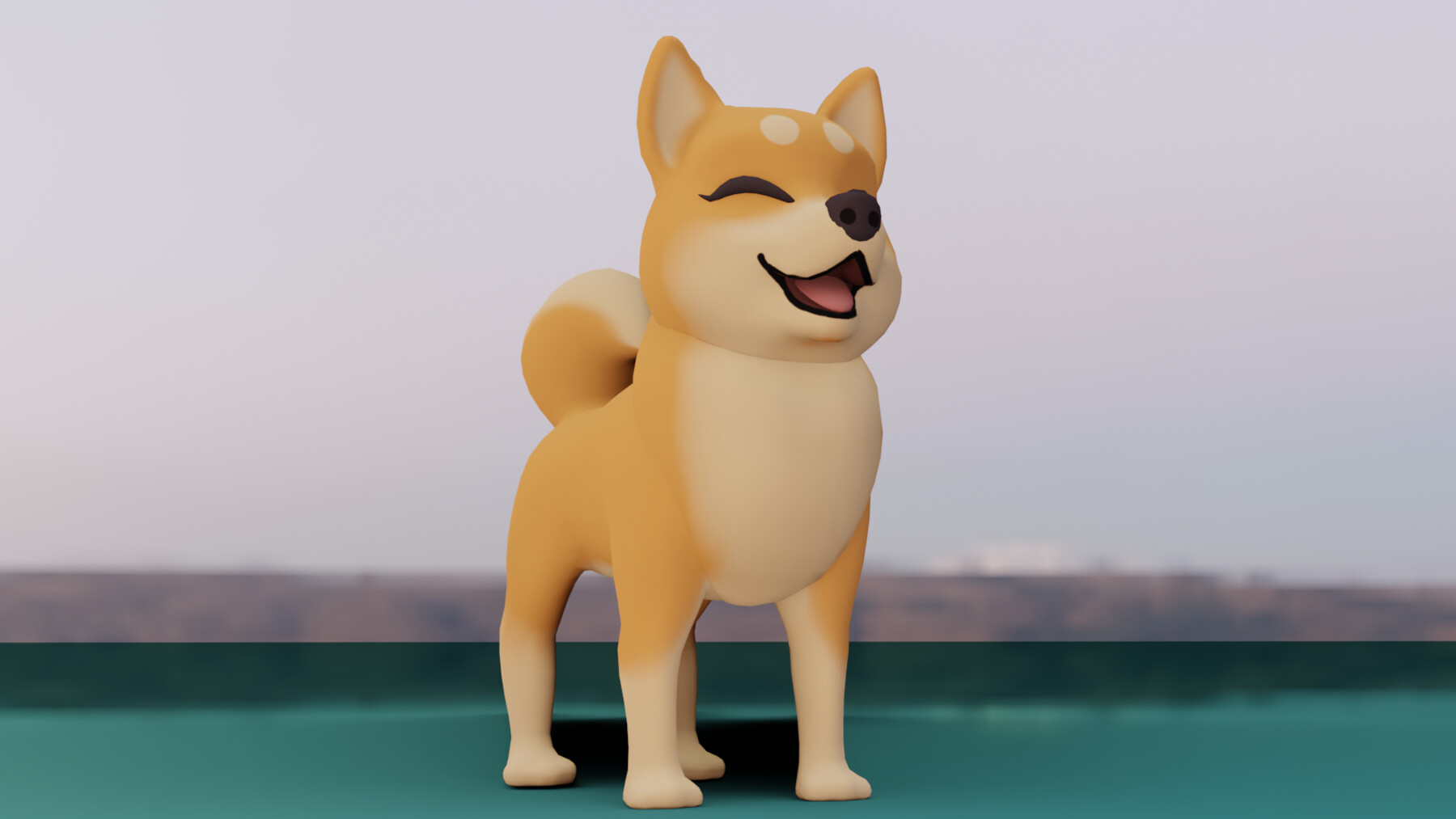 ArtStation - ANIMATED CATOON DOG LOW POLY | Game Assets
