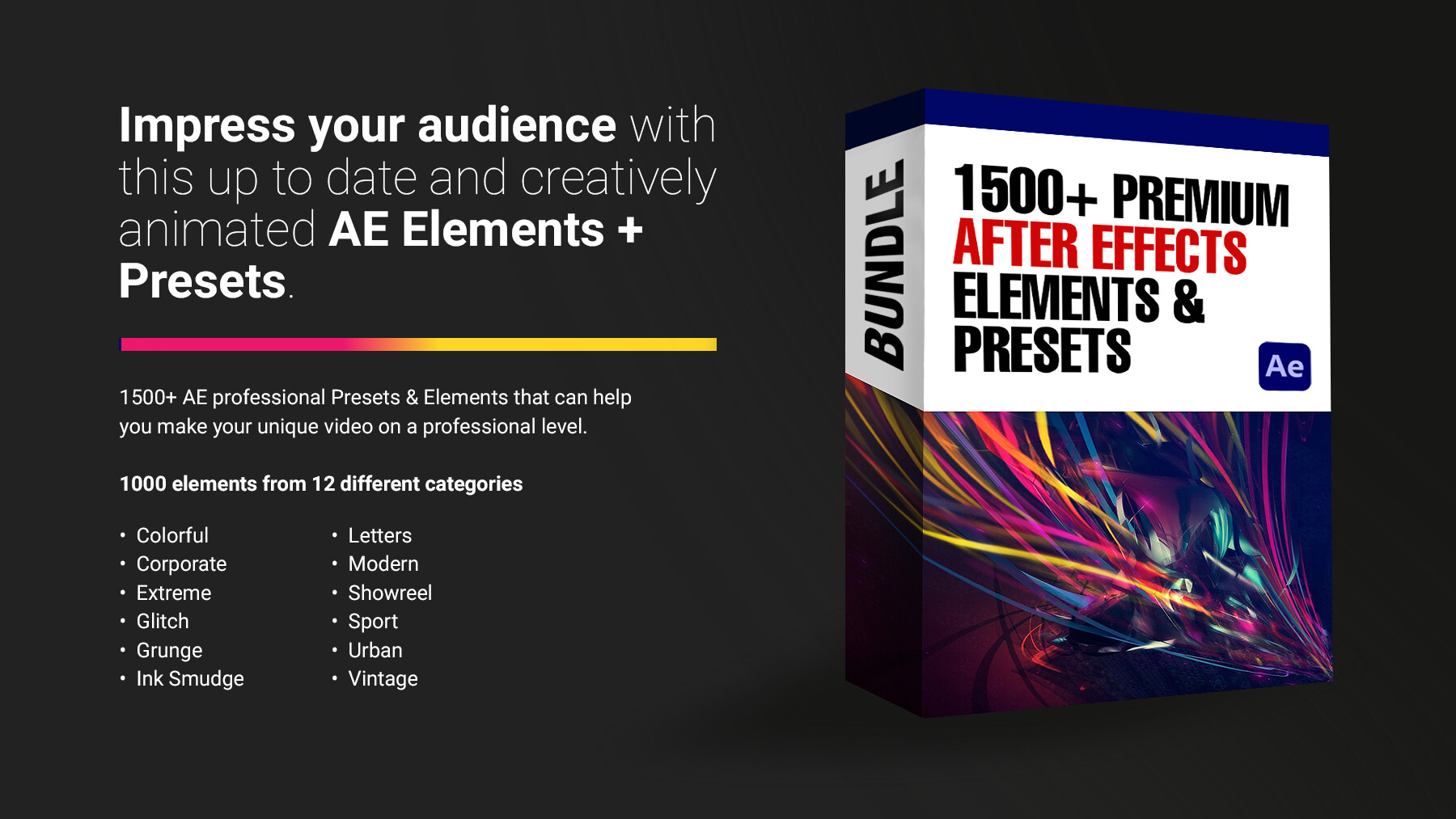 ArtStation - 1500+ Premium After Effects Elements & Presets | Resources
