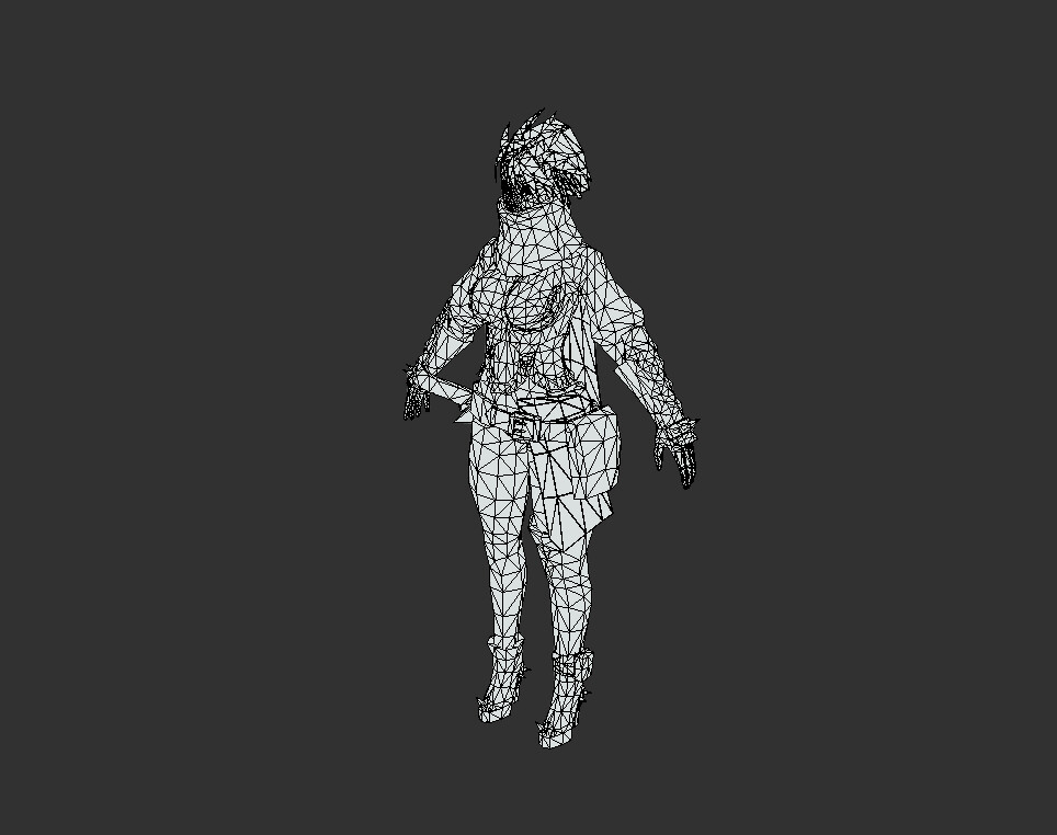 ArtStation - Black Banshee Lizy | Game Assets