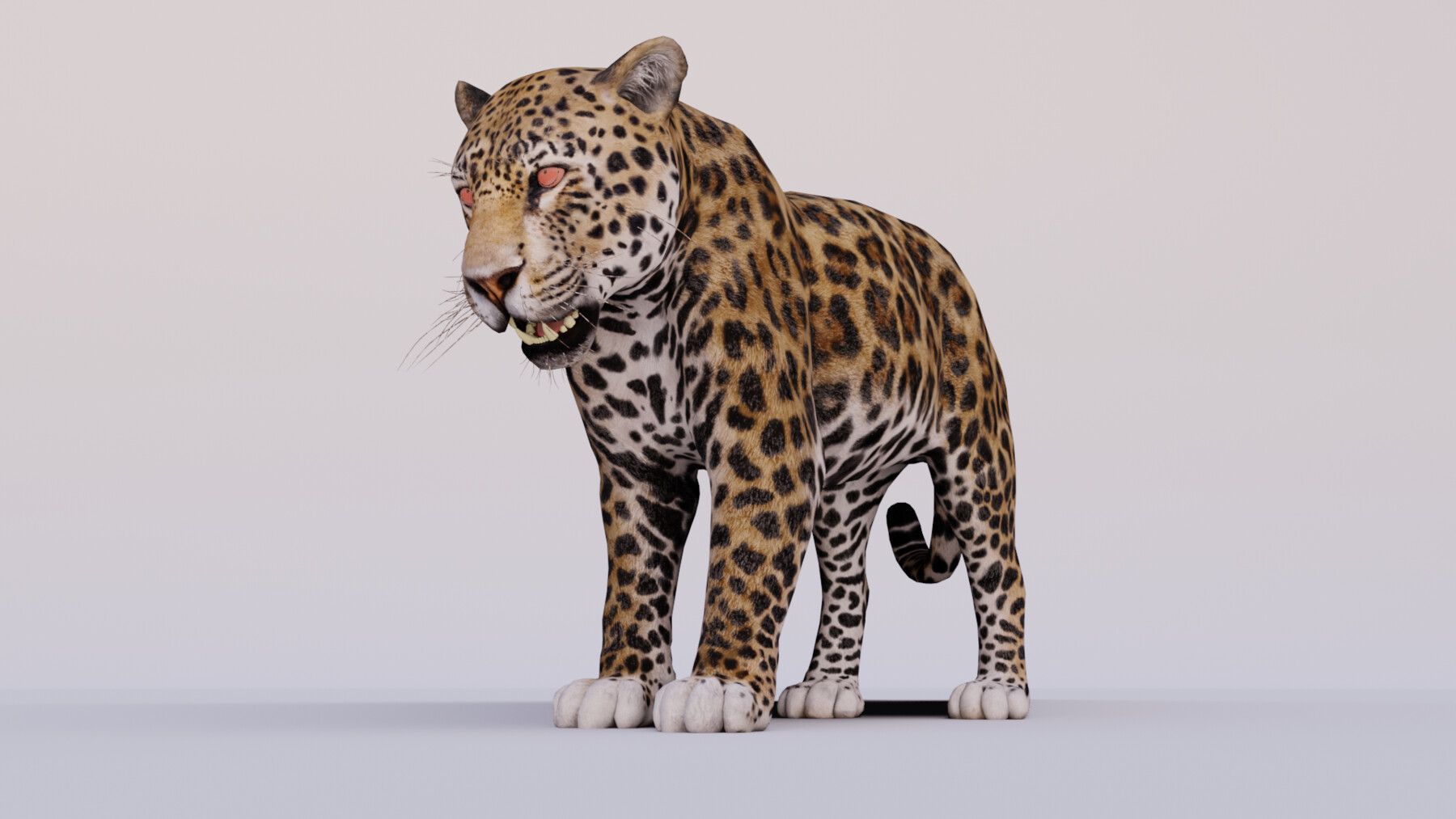ArtStation - ANIMATED JAGUAR ANIMAL LOW POLY | Game Assets