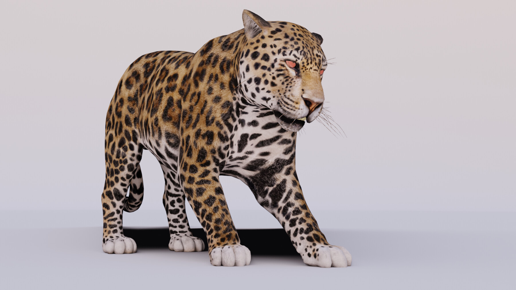 ArtStation - ANIMATED JAGUAR ANIMAL LOW POLY | Game Assets
