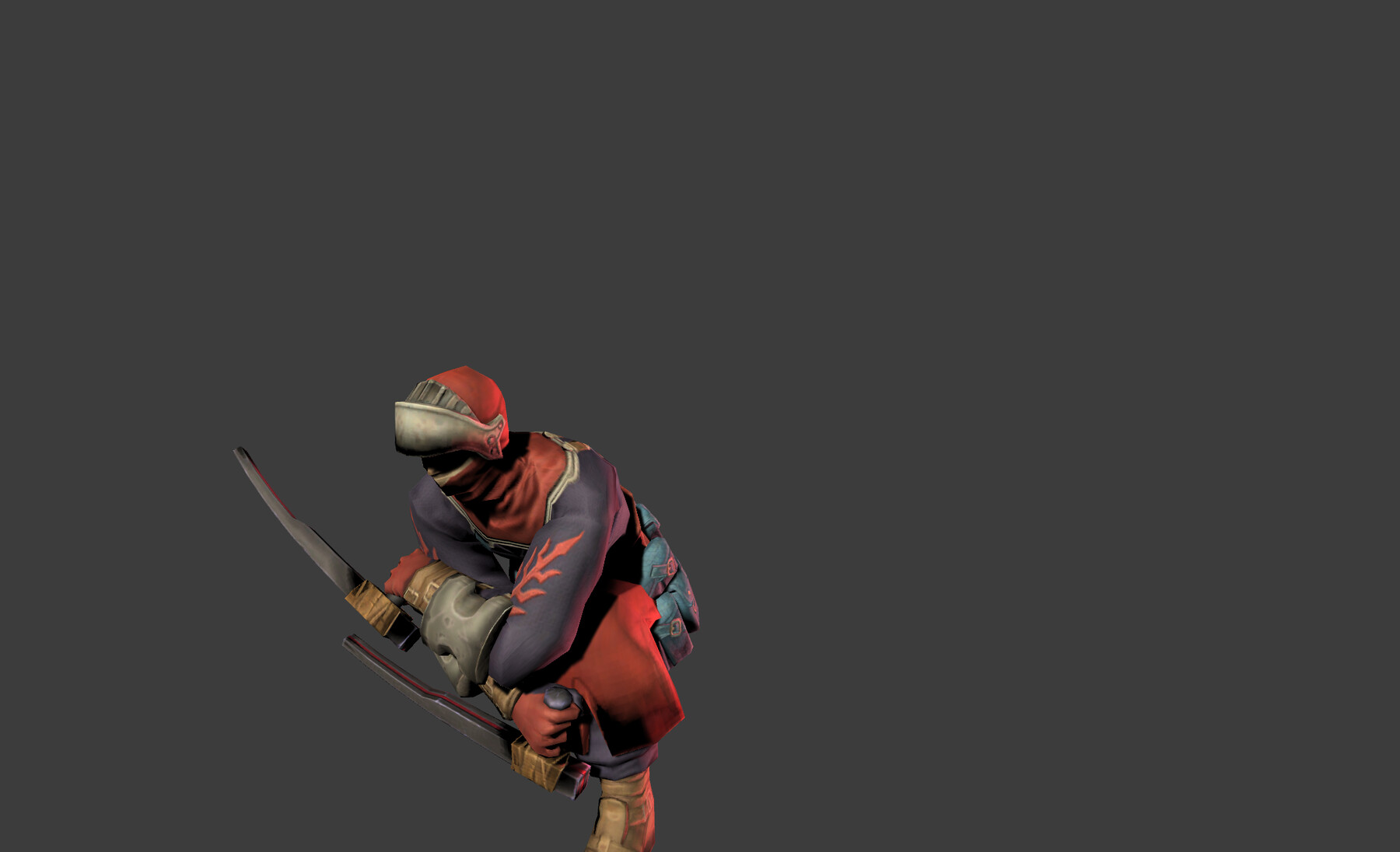 ArtStation - Male Assassin Fighter Kukri | Game Assets