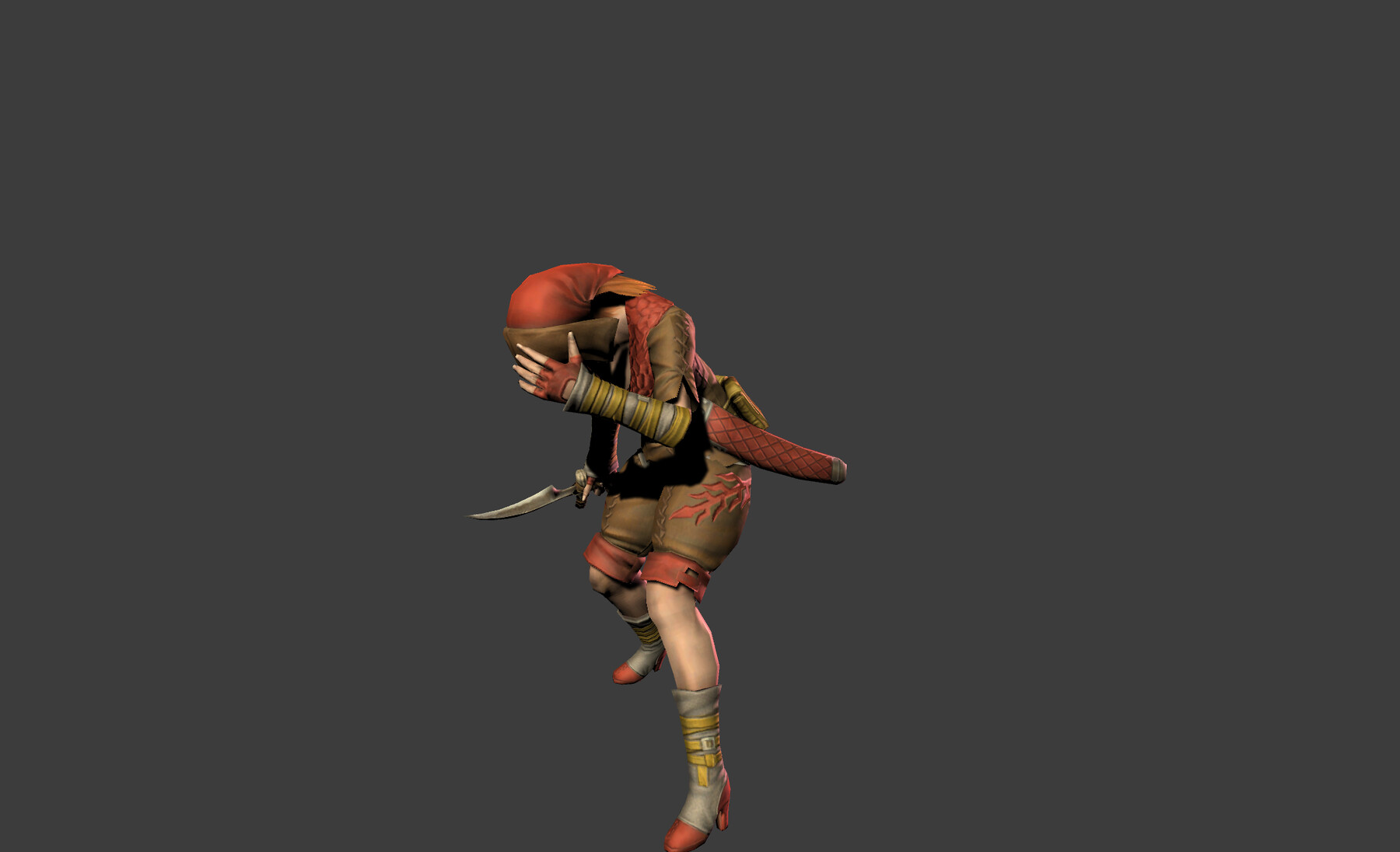 ArtStation - Soldier Female Dagger | Game Assets