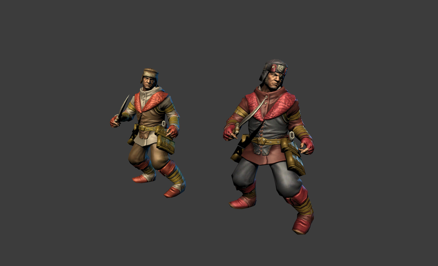 ArtStation - Soldier Male Dagger | Game Assets