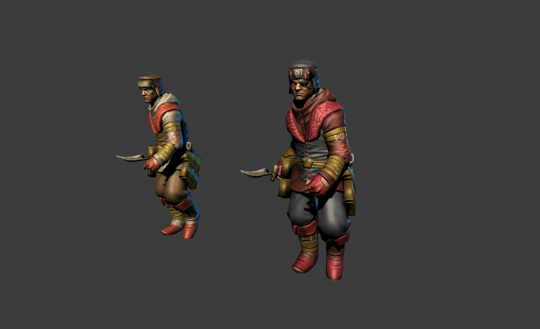 ArtStation - Soldier Male Dagger | Game Assets