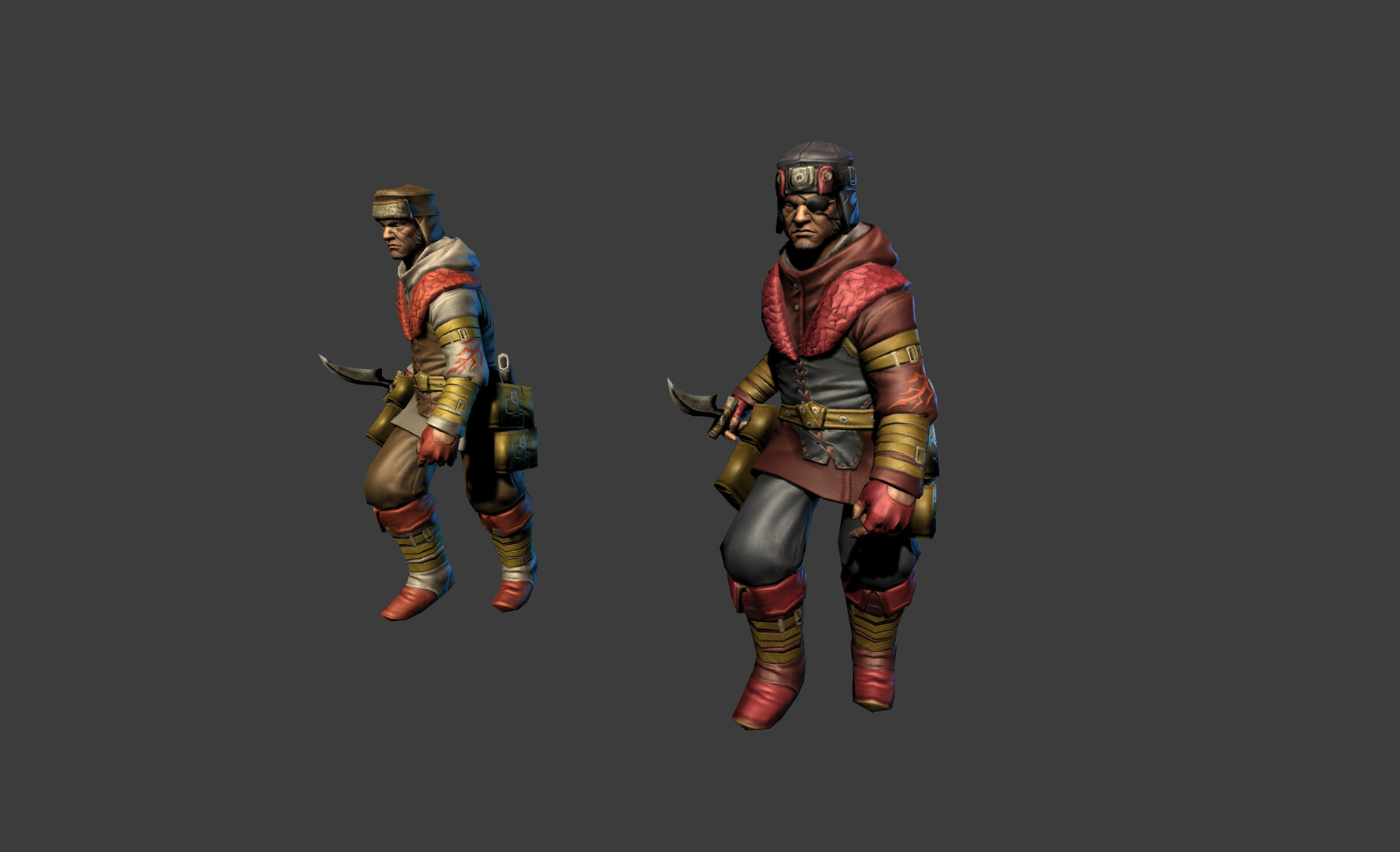 ArtStation - Soldier Male Dagger | Game Assets