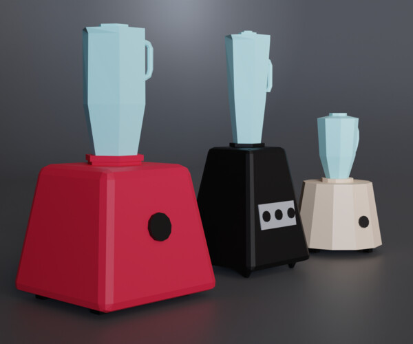 ArtStation - Low poly kitchen set | Game Assets