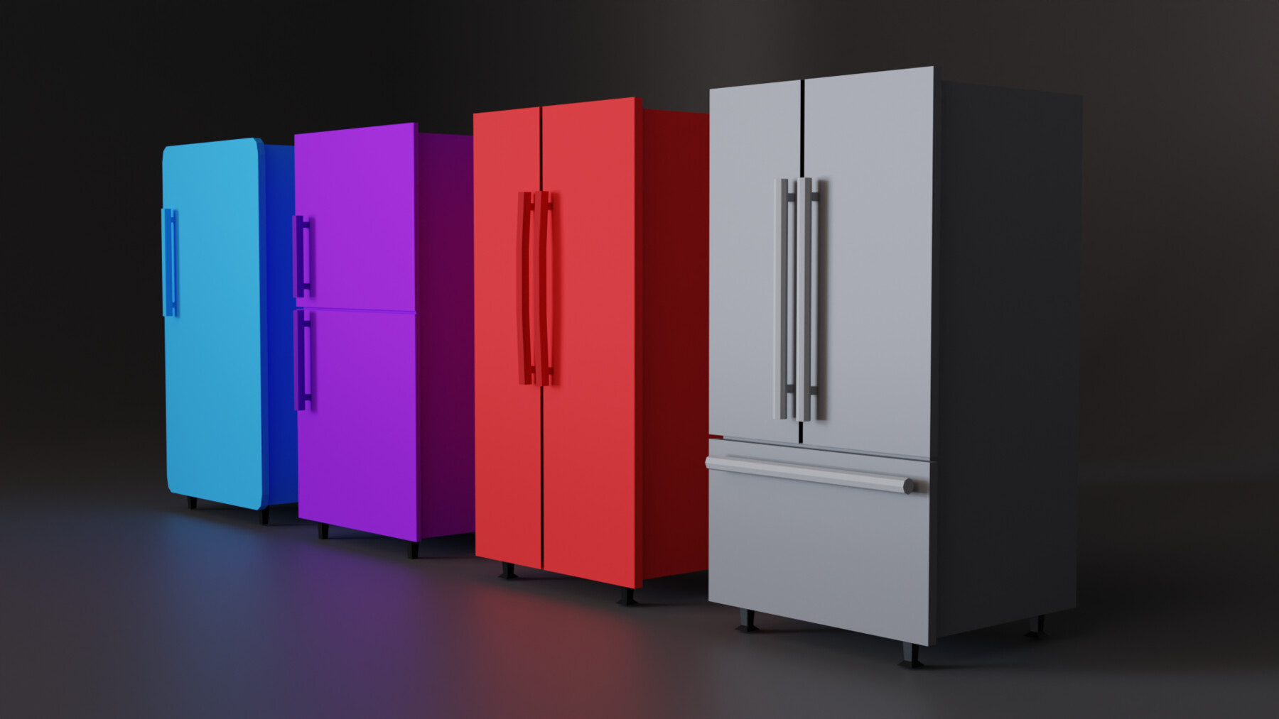 ArtStation - Low poly kitchen set | Game Assets