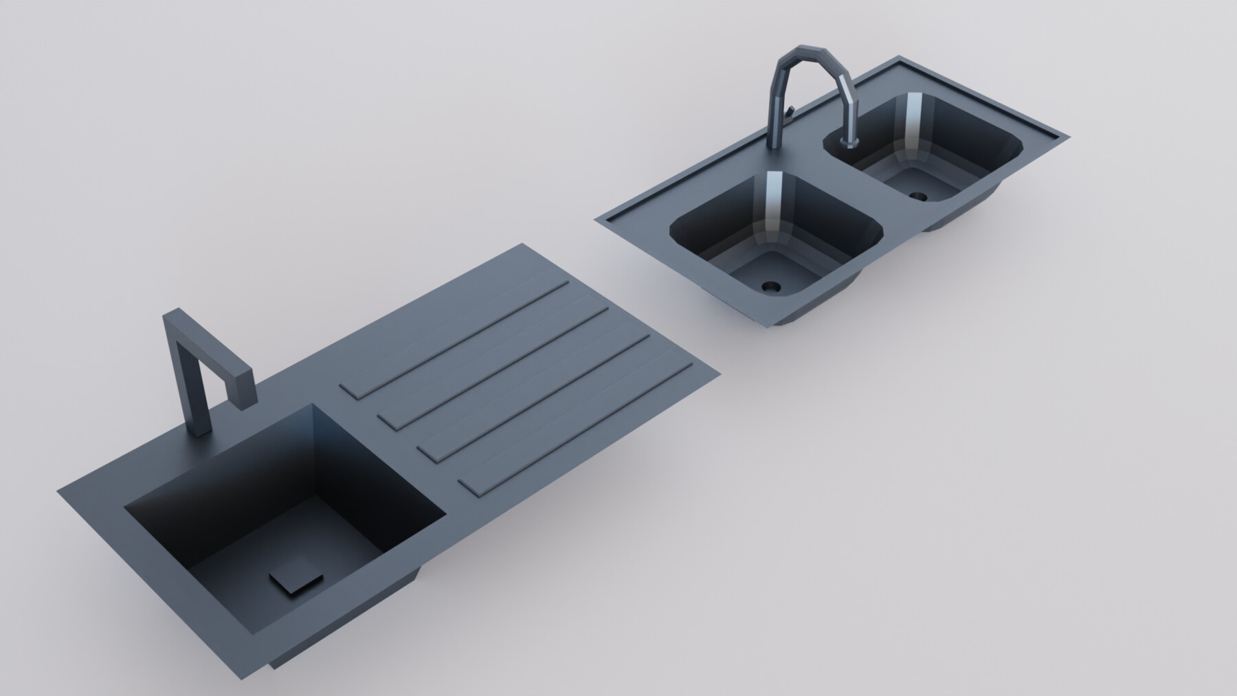 ArtStation - Low poly kitchen set | Game Assets