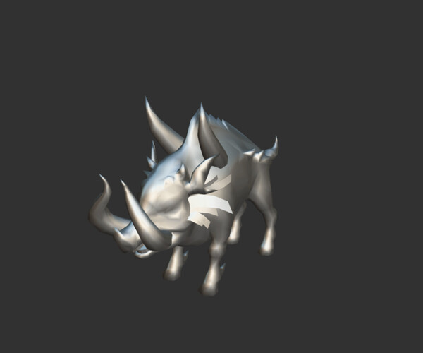 ArtStation - Boar Beast Mutant | Game Assets