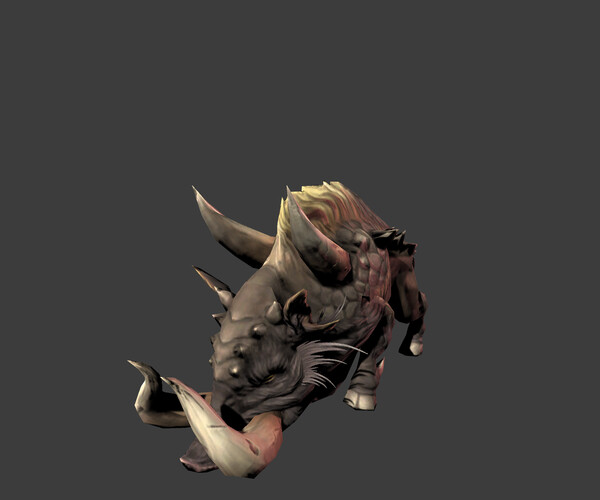ArtStation - Boar Beast Mutant | Game Assets