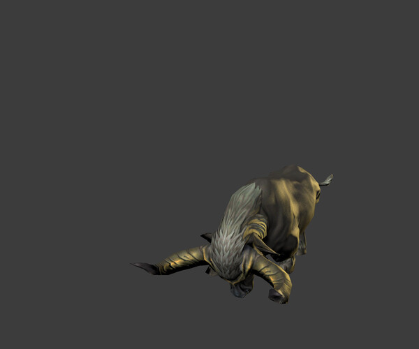 ArtStation - Buffalo Animal Mutant | Game Assets