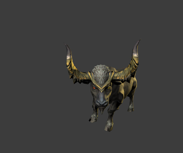 ArtStation - Buffalo Animal Mutant | Game Assets
